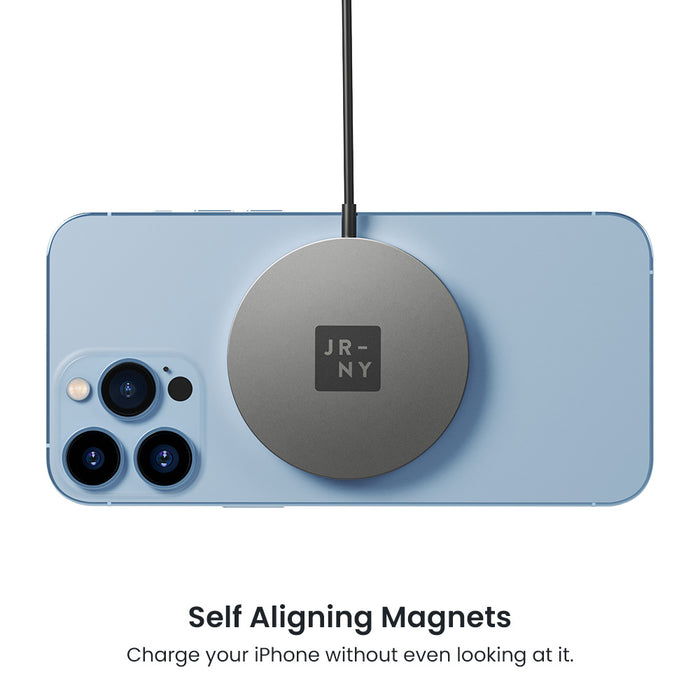 MagSafe Wireless Charger - Premium Leather Charger - Journey