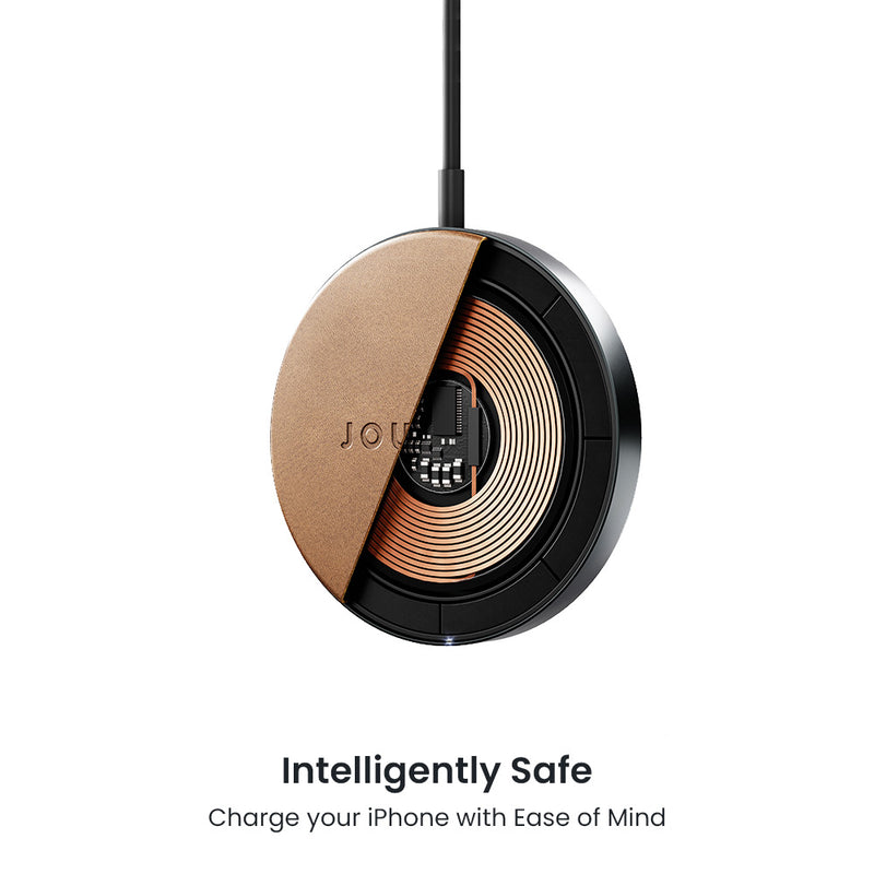 MagSafe Wireless Charger - Premium Leather Charger - Journey